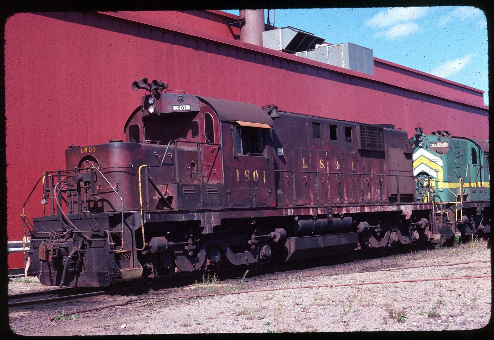 Original Railroad Slide - LSI Lake Superior & Ishpeming 1801 Eagle ...