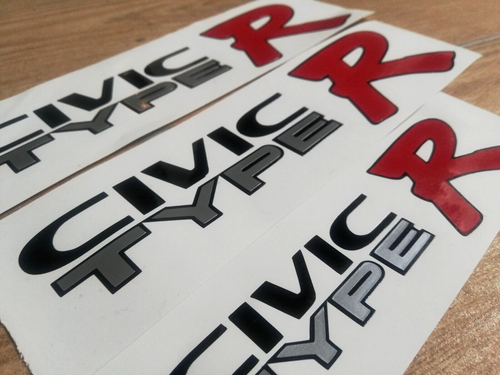 Compatible Civic EK Type R - Fits Civic 96-00 -Aftermarket Decal ...