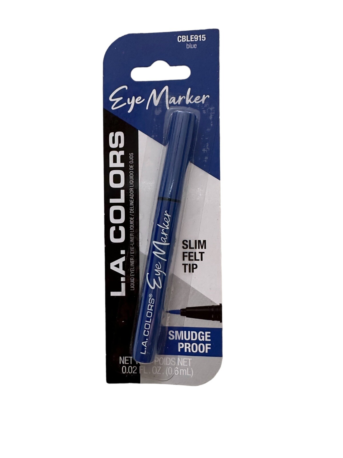 2ct L.a. Colors Eye Marker Cble915 Blue Liquid Eyeliner Smudge Proof ...