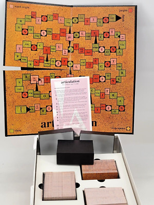 Vintage 1990 Articulation Board Game USED COMPLETE GOOD USED CONDITION ...