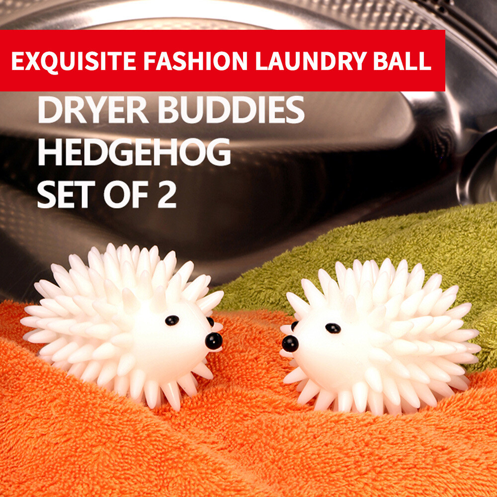 2PCS Reusable Hedgehog Dryer Porcupine Ball for Pet Hair Removal ...