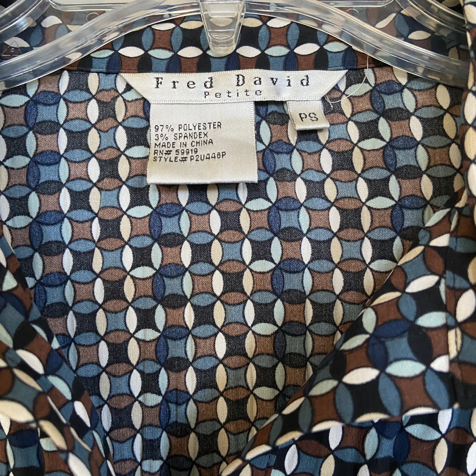 Fred David Petite Blouse Longsleeve - Gem