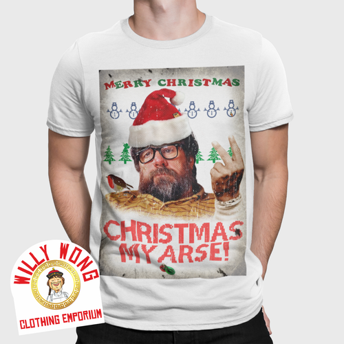 Jim Royle Merry Christmas T-Shirt Retro My Arse Funny Tee Gift UK ...