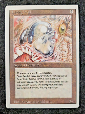 MTG - 3rd Edition - Revised - Living Wall - MINT Unplayed ...