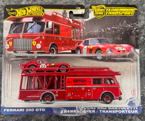 2025 Hot Wheels Team Transport Ferrari 250 GTO & Fiat 642 RN2 ...