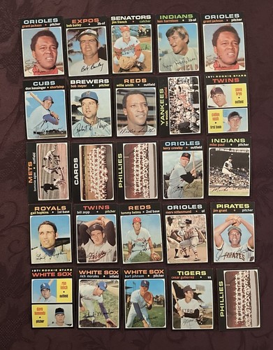 1971 Topps Baseball Cards Vending Lot of 175 High Grade NM or Better | eBay