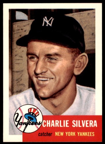 1991 Topps Baseball Archives 1953 Charlie Silvera . New York Yankees ...