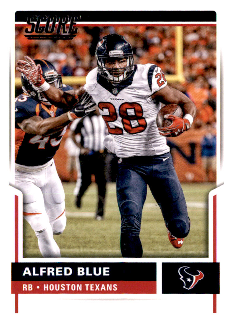 2017 Score Alfred Blue NFL PWE Base Card Texans #130 | eBay