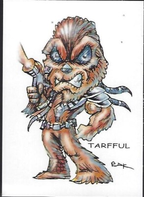 RAK (Robert A Kraus) art card of Star Wars series 3 TARFUL | eBay