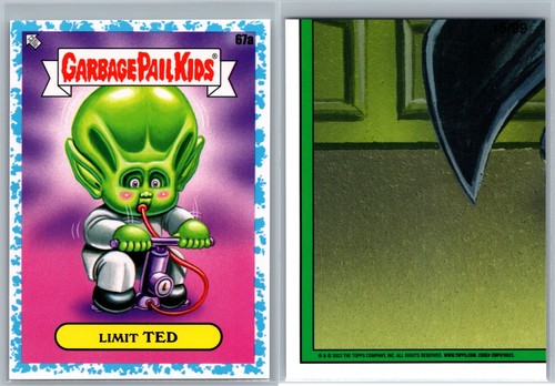 The Outer Limits Alien UFO Garbage Pail Kids TV Spoof BLUE SP Card Ted ...