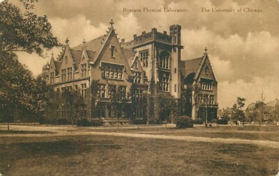 Sepia Postcard Ryerson Physical Laboratory, University of Chicago ...