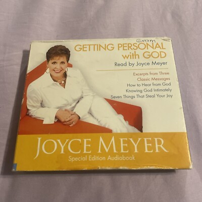 Getting Personal With God - Joyce Meyer - 3 CD Set - Writing On Cover ...