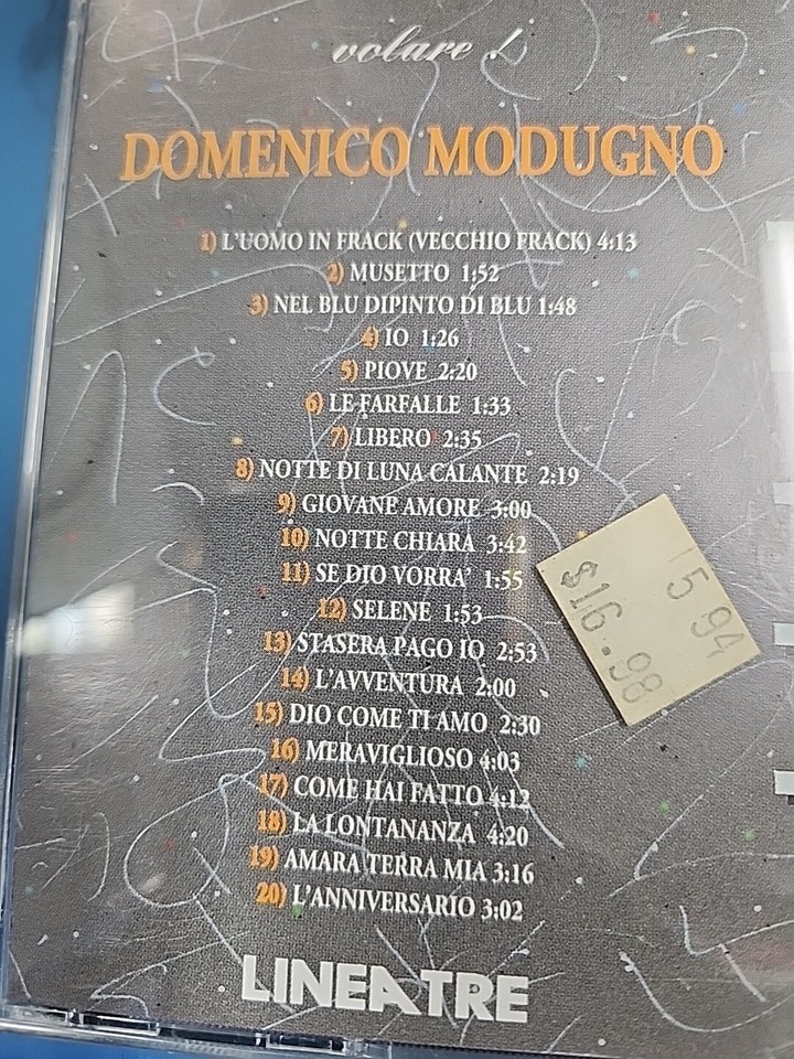 Domenico Modugno : Volare ! (CD 1990 RCA) *Rare* *Very Good* | eBay