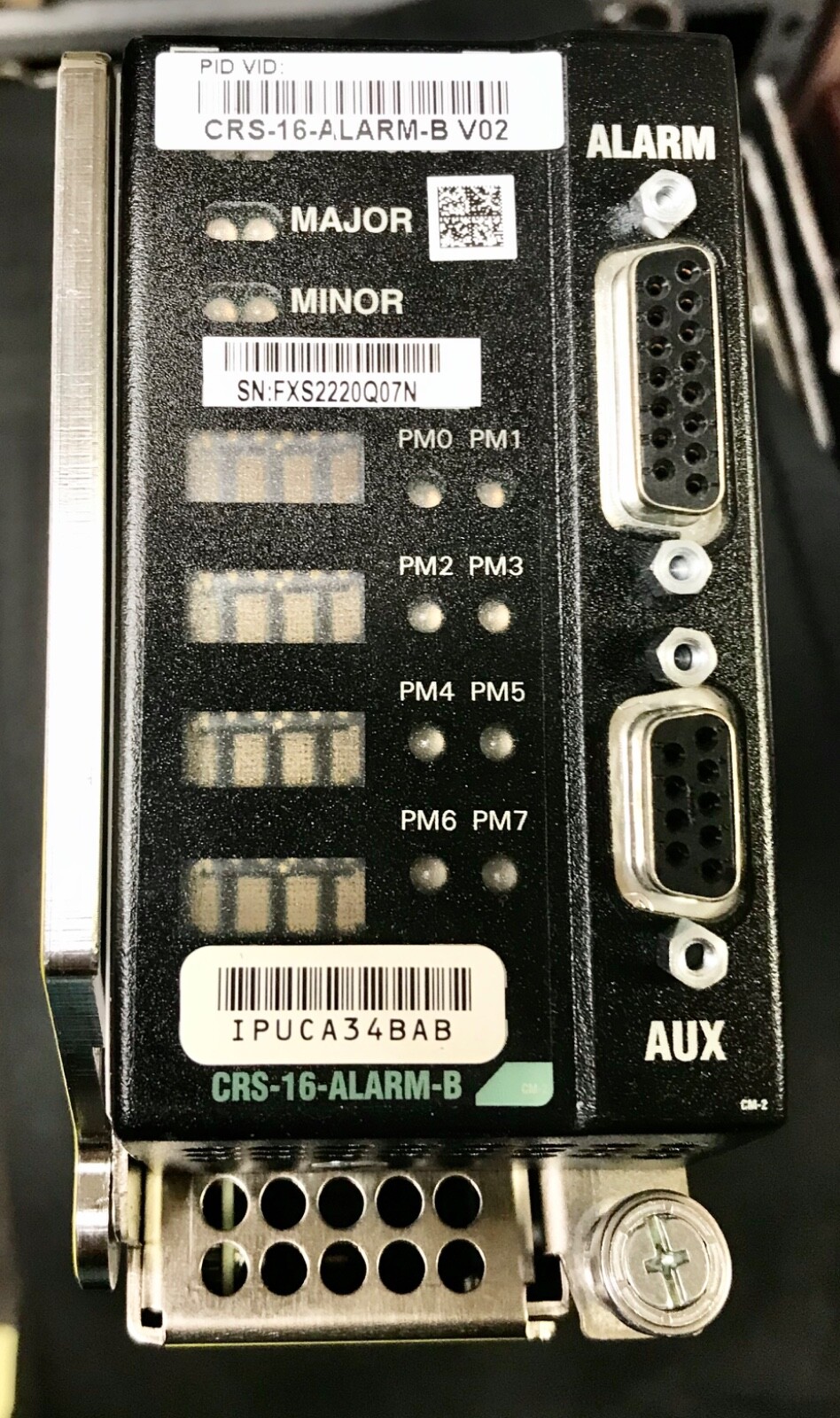 CISCO CRS16 ALARM B V02 Power Alarm Module CRS-16-ALARM-B | eBay