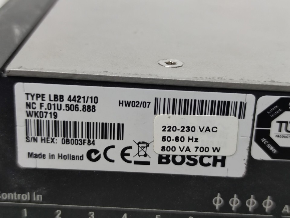 1PC BOSCH LBB4421/10 AUDIO EXPANDER MODULE (DHL or FEDEX) | eBay