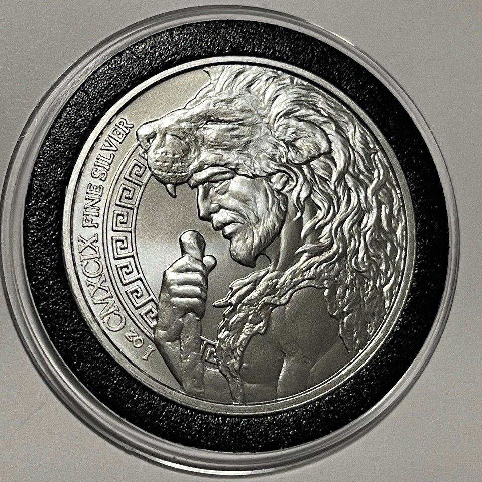 Mares Of Diomedes Hercules VIII Rare Coin 1 Troy Oz .999 Fine Silver ...