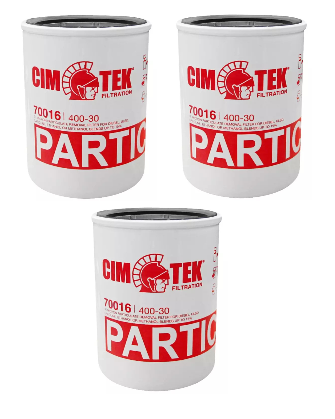 (3 Pack) Cim-Tek 70016 Centurion Gilbarco Diesel Filter 400-30, 30 Micron | eBay