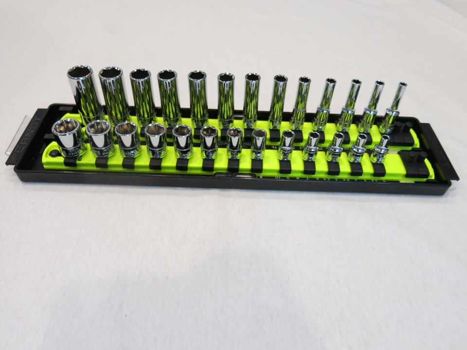 MATCO Tools 3/8" SILVER METRIC Deep & Shalow SOCKET SET Snap on Hi-Viz ...