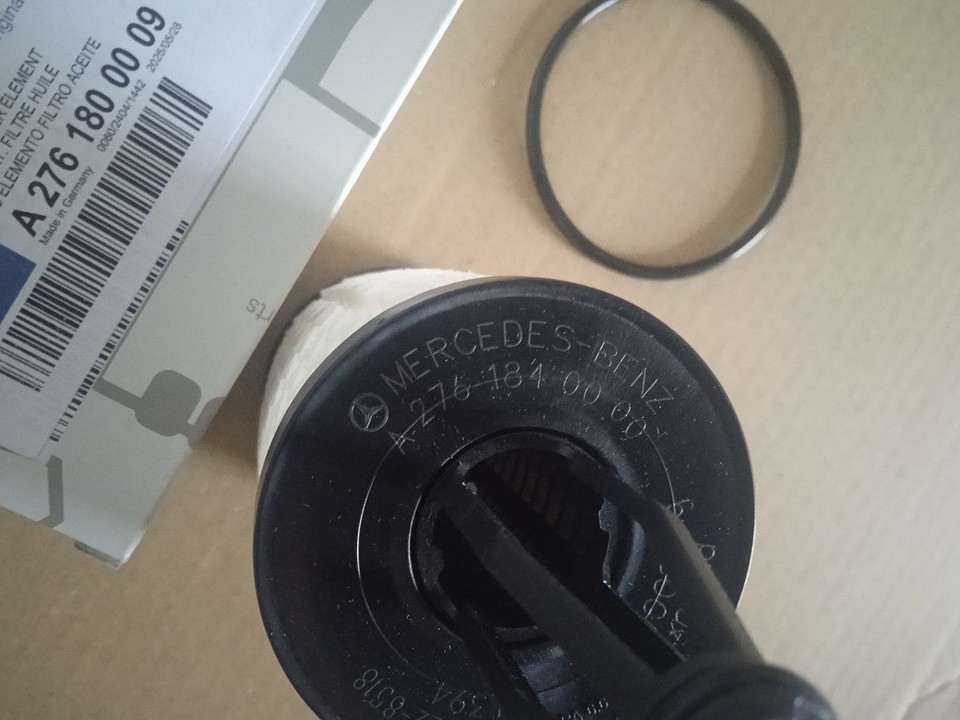 A2761800009 Mercedes Benz Genuine Oil Filter Class C E S CLS SL GL 350 ...