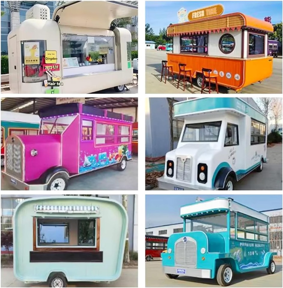 Mobile Bar Concession Trailer Portable Food Truck Kitchen with Custom ...