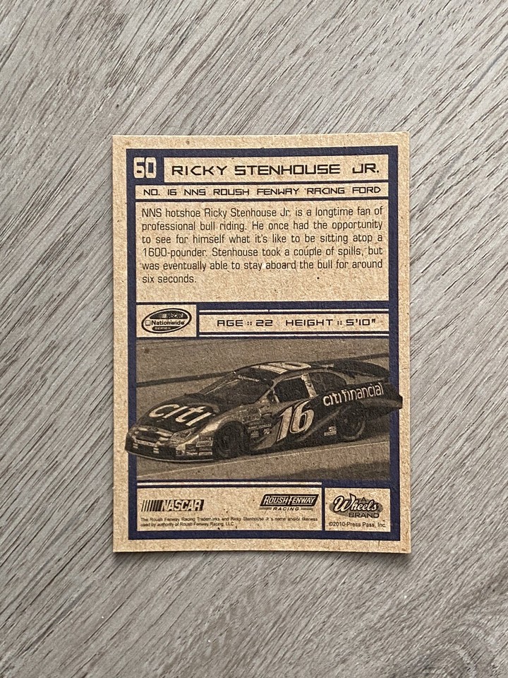 2010 Wheels Element Racing | Ricky Stenhouse Jr. | #60 | eBay