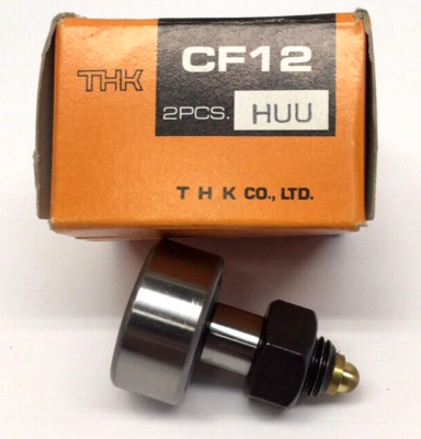 THK CF12HUU Cam Follower CFH12UU 30mm Roller OD 15mm Width 12mm Stud OD ...