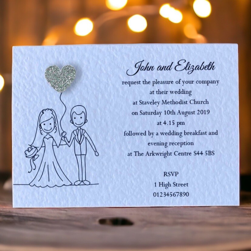 Handmade Wedding Card