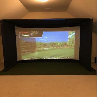 Golf Simulator Frame DIY**PADDED** COMES WITH POLY SPACER SCREEN/PADS ...