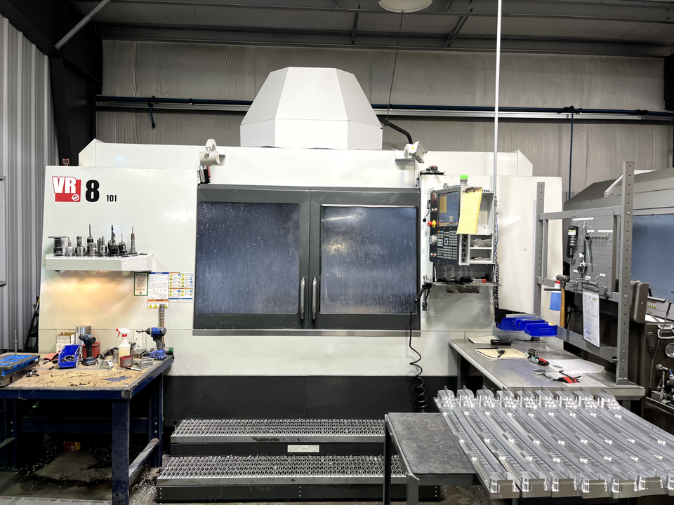 Haas VR-8 5 Axis VMC, 2011 - Programable Coolant, Probe, HSM, 2 ...