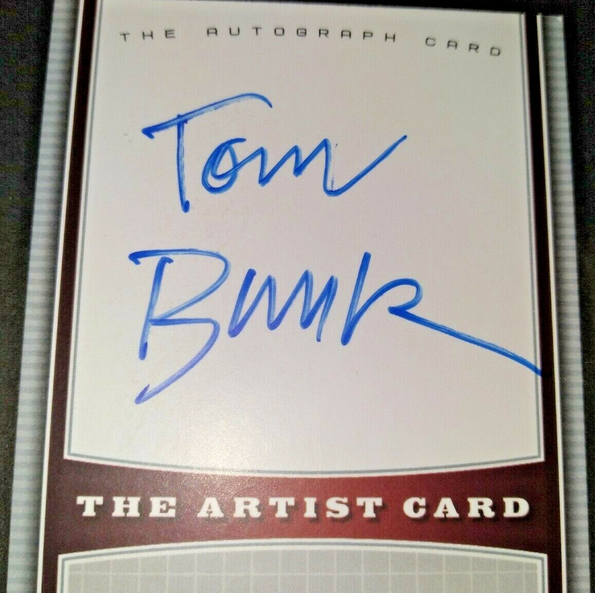 TOM BUNK VINTAGE GARBAGE PAIL KIDS ARTIST SIGNED AUTOGRAPHED BLANK ...