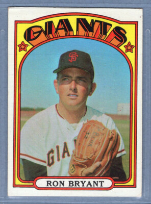 1972 Topps #185 Ron Bryant (a) EX-MT GO544 | eBay