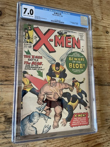 Uncanny X-men #3 CGC 7.0 1st Appearance of The Blob! | eBay