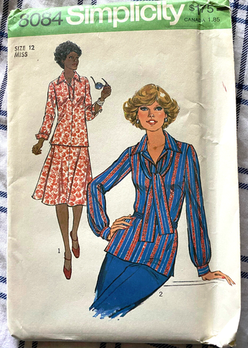Vintage 1977 Sewing Pattern | Simplicity 8084 | Size 12 | uncut ...