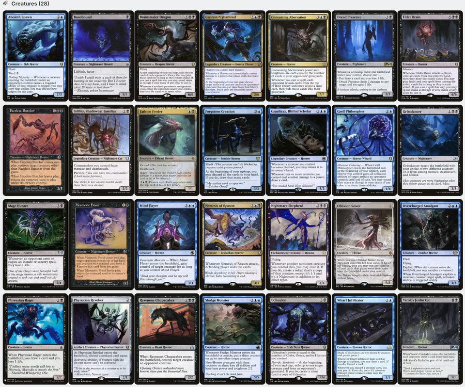 Umbris, Fear Manifest NIGHTMARE HORROR MILL EXILE Magic Custom ...