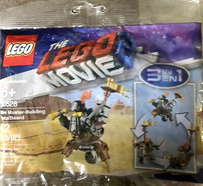 Lego Movie Mini Master Building MetalBeard Set #30528 Polybag New ...