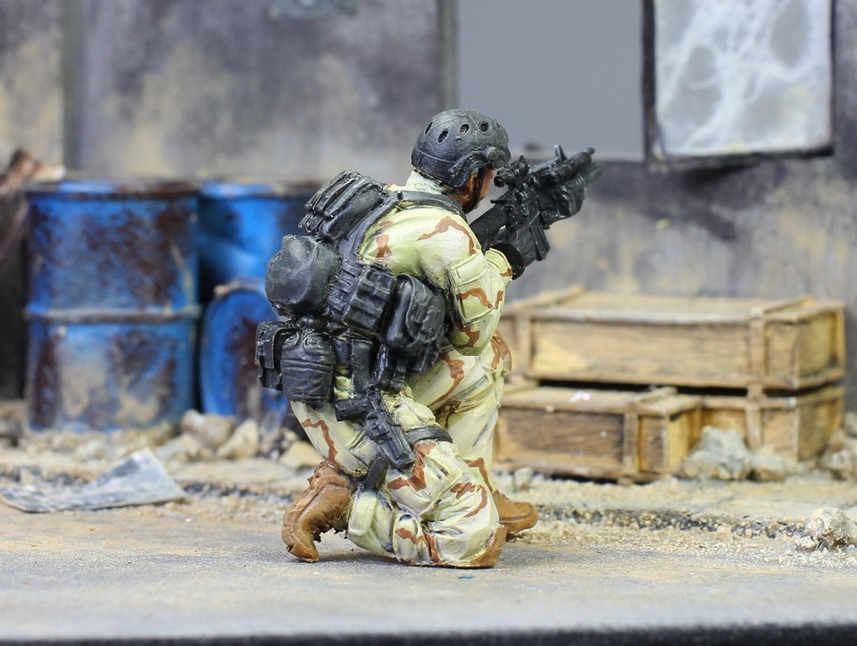 PreSale 1:35 Pro-Painted Set US Delta Force Team (05 figures, no base ...