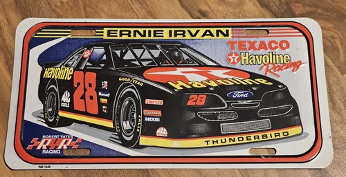 Ernie Irvan Robert Yates Racing #28 Havoline Ford Metal License Car ...