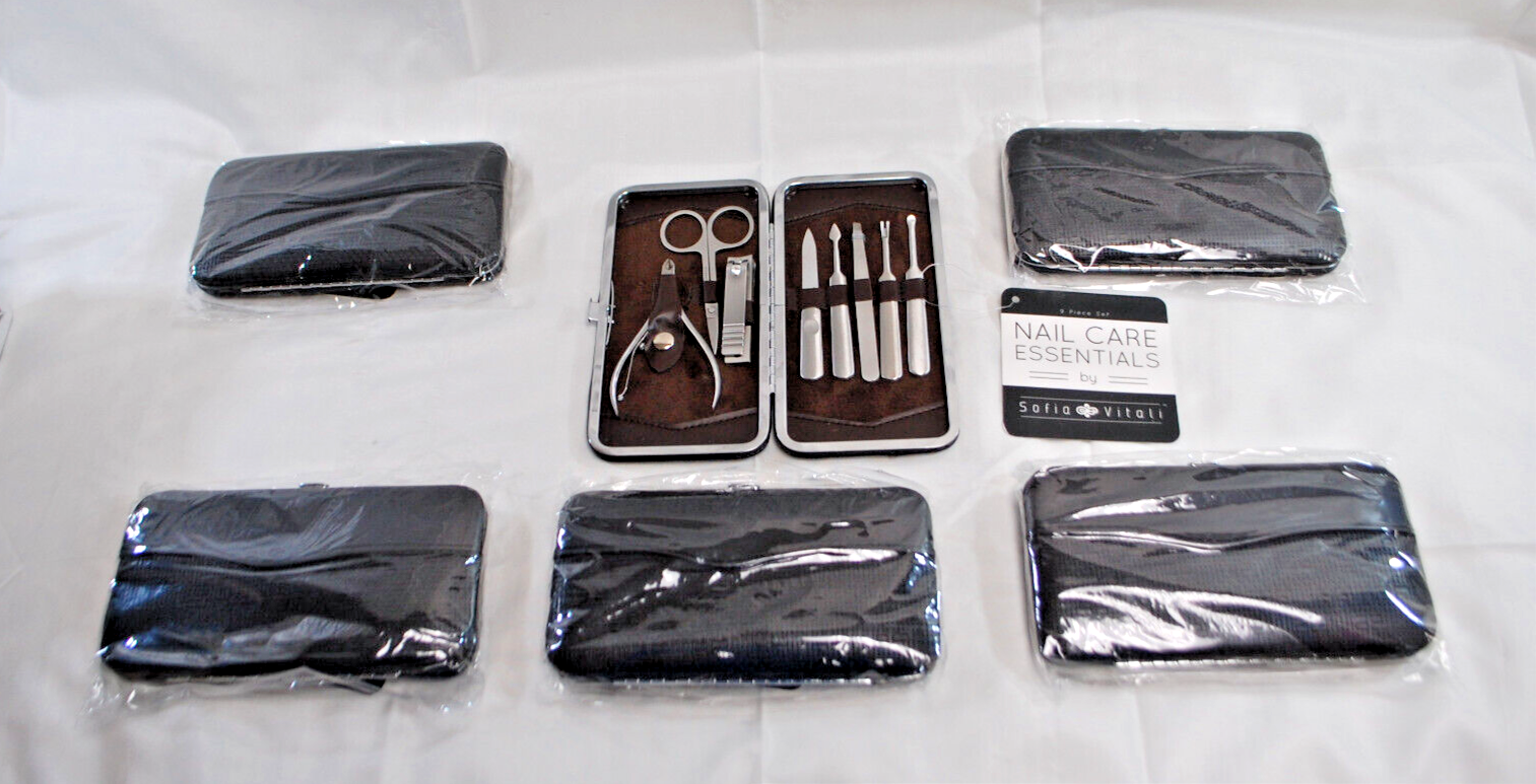 Nail Care Essentials 9 Piece Set by Sofia Vitali New Lot of 6 Sets T1584 | eBay