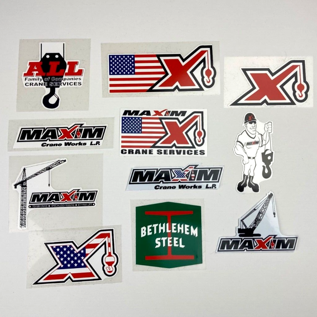 Hard Hat Stickers Maxim Crane All Family Crane Shane McCrane Union ...