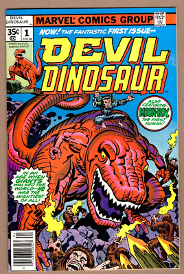 DEVIL DINOSAUR #1 NM intro/origin DD, Moon-boy JACK KIRBY c/a 1978 ...