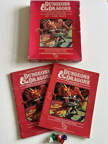 Dungeons and Dragons Basic Set Boxed TSR 1983 | eBay