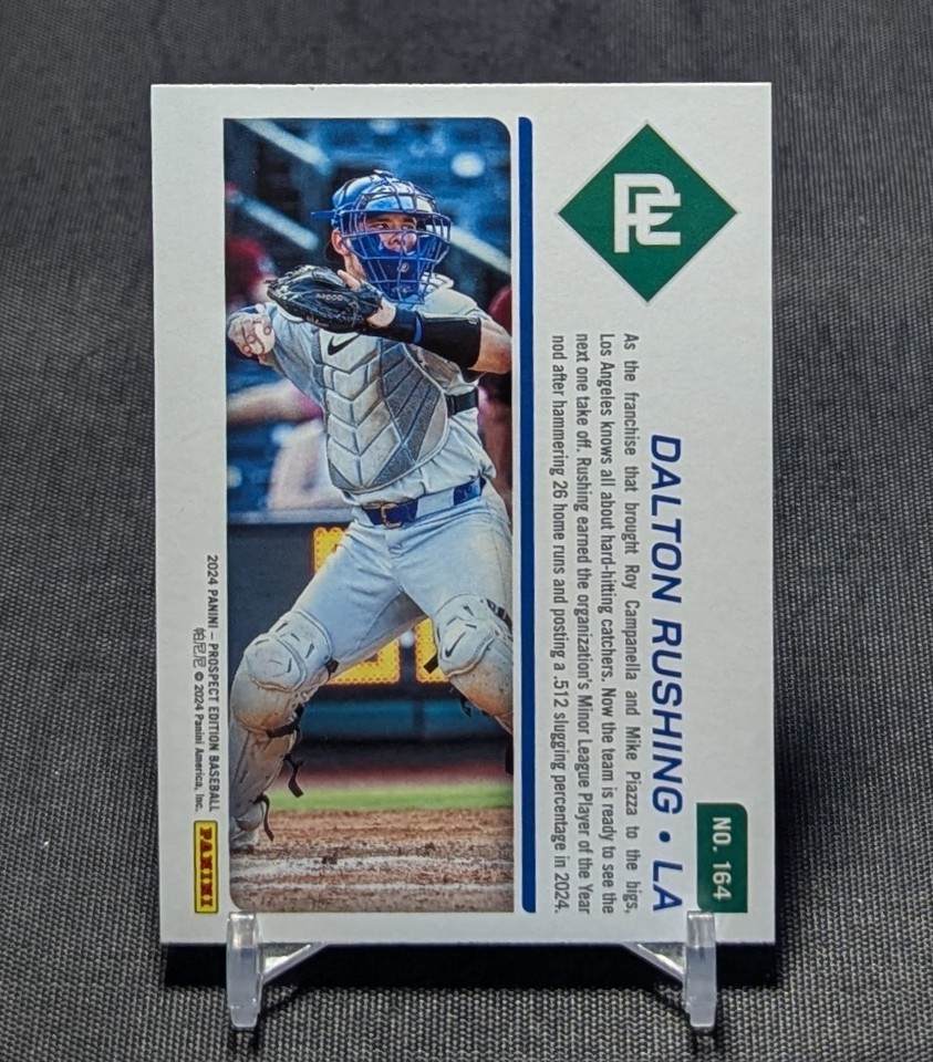 Dalton Rushing Prospect Ticket Rookie 2024 Prospect Edition Card #164 ...