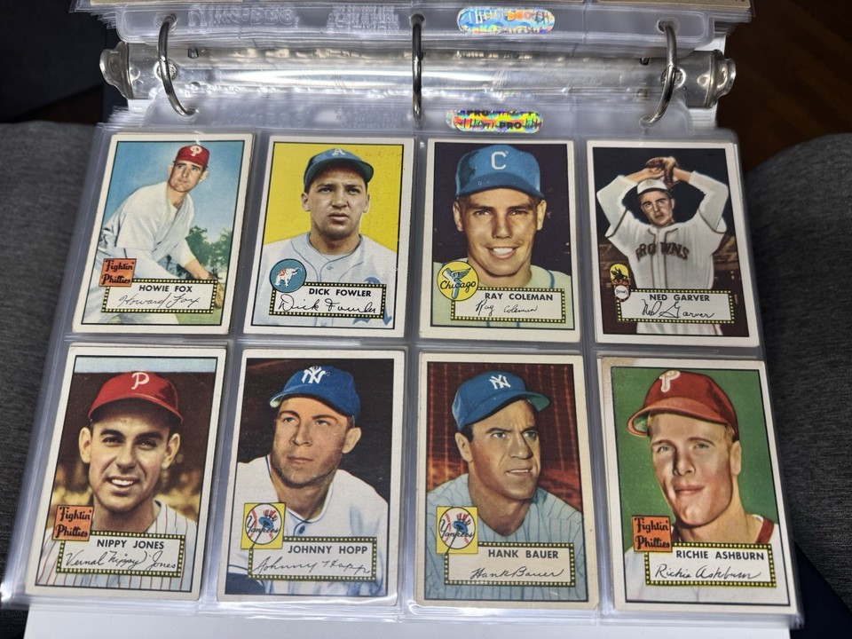 1952 TOPPS BASEBALL COMPLETE SET LOW# 1-310 PSA w/ WILLIE MAYS PSA 1 ...
