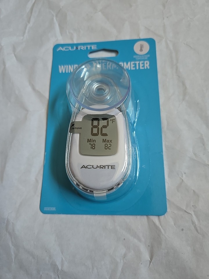 New Acu-Rite Indoor/Outdoor Temperature Digital Window Thermometer ...