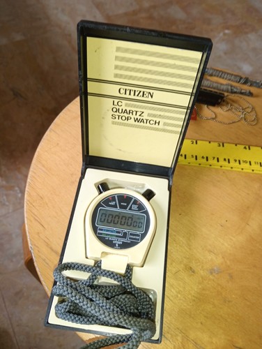 CITIZEN LC QUARTZ STOP WATCH SPORT CHRONO VINTAGE MADE JAPAN | eBay