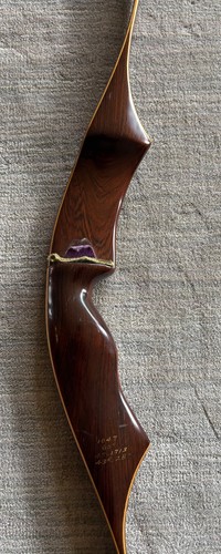 Vintage Ben Pearson 60" rosewood bow Golden Sovereign Knight | eBay