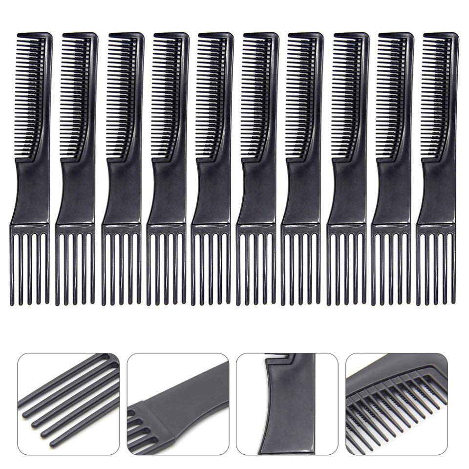 10Pcs Multifunction Comb Smooth Hair Plastic Hair Combs Hair Styling ...