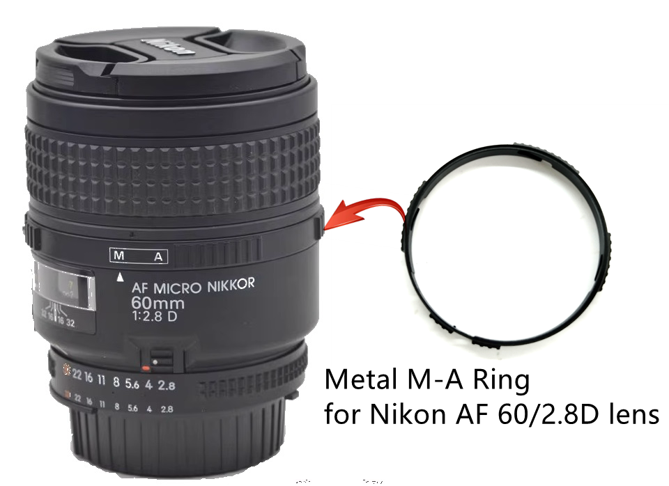 New Metal Nikon M-A M/A Ring for Nikon AF 60f/2.8 D Macro Lens | eBay
