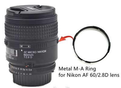 New Metal Nikon M-A M/A Ring for Nikon AF 60f/2.8 D Macro Lens | eBay
