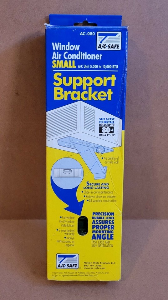 AC SAFE AC-080 Small Window Air Conditioner Support Bracket | eBay